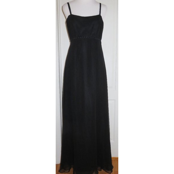 Mackenzie Michaels | Dresses | Mackenzie Michaels Black Chiffon ...